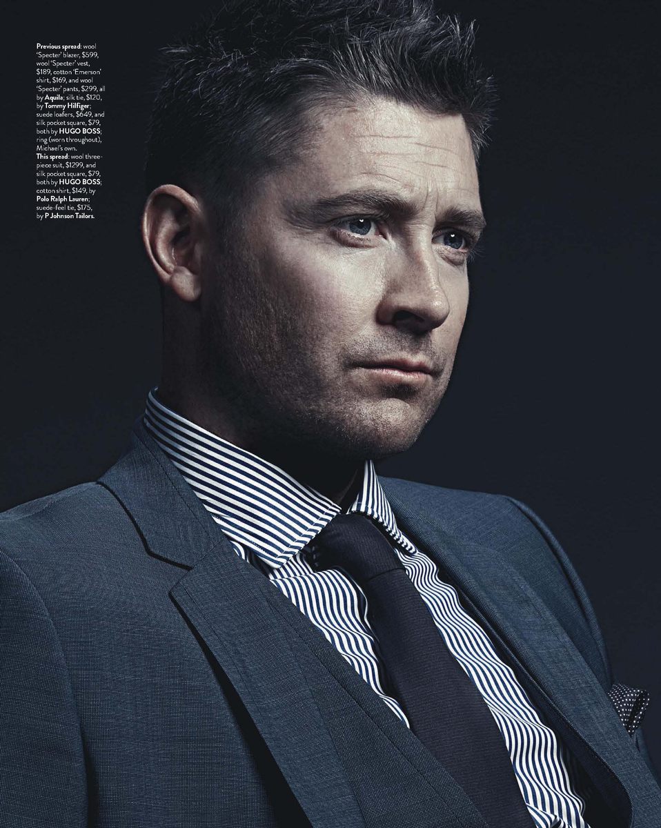 Michael Clarke Covers GQ Australia – The Fashionisto