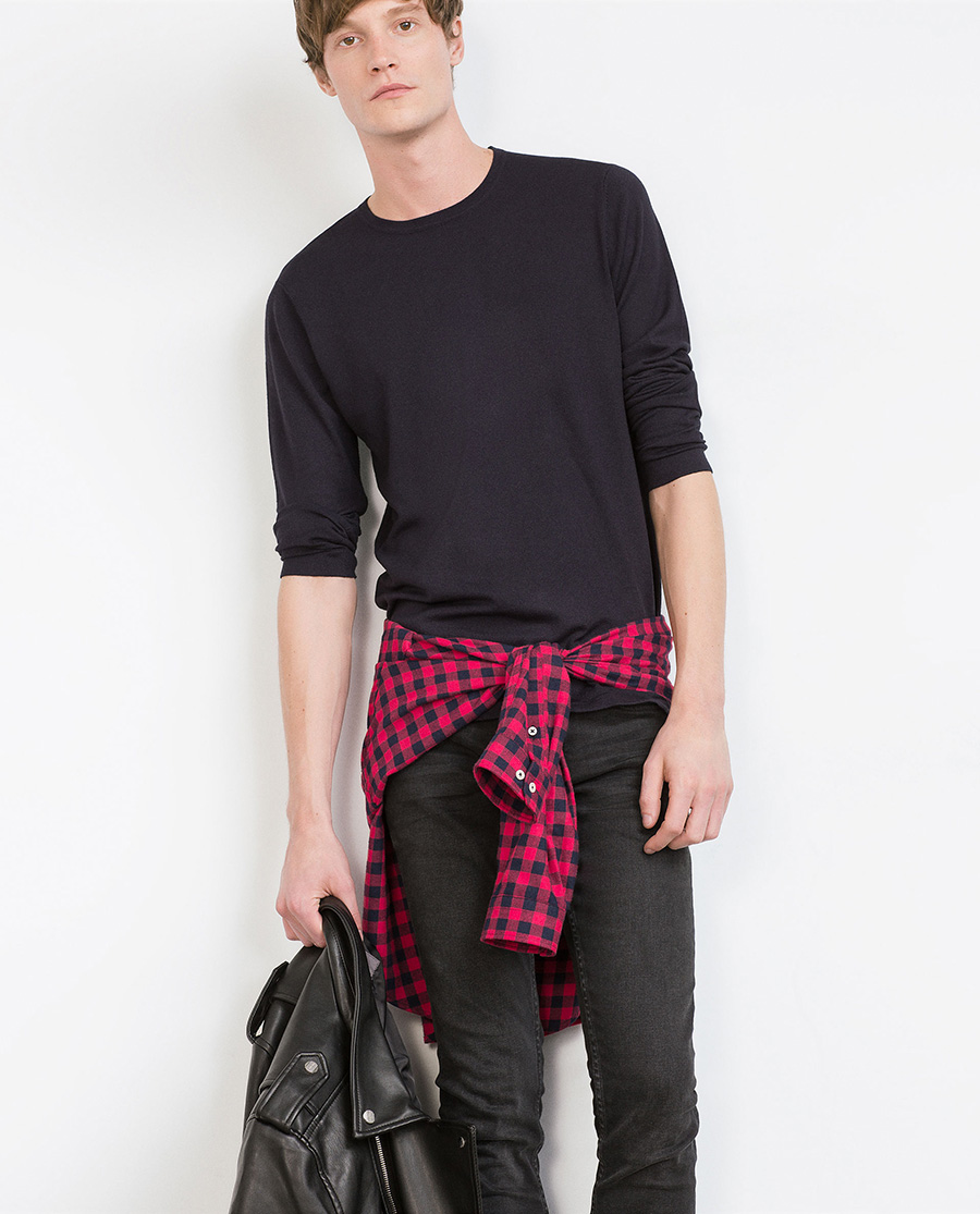 Zara Men 2015 Winter: Matthew Hitt Models Enviable Styles