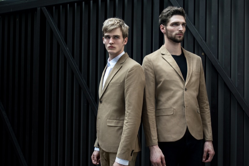 Double Trouble: Caleb Byrum + Justin Hilton in Zara by Jeremy Holden ...