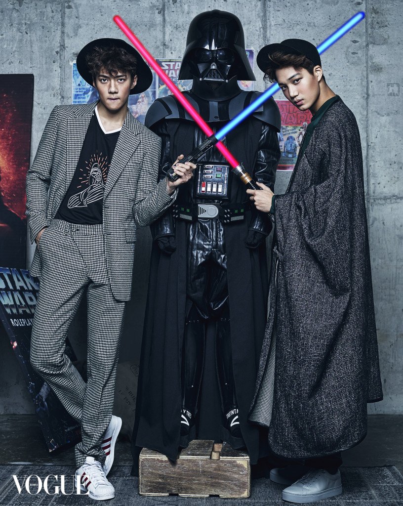 Exo are ‘Star Wars’ Super Fans for Vogue Korea Photo Shoot – The Fashionisto