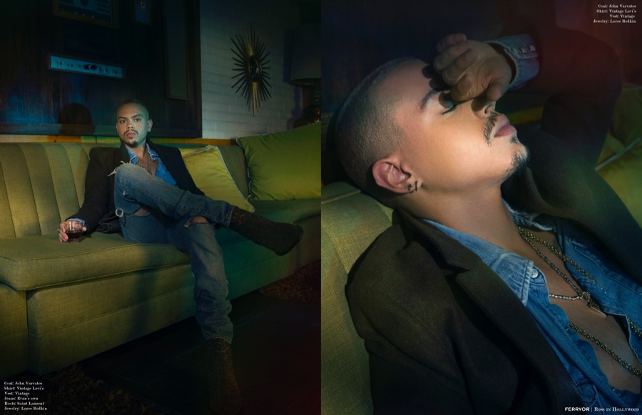 Evan Ross Poses for Ferrvor, Talks Style + Favorite Song – The Fashionisto