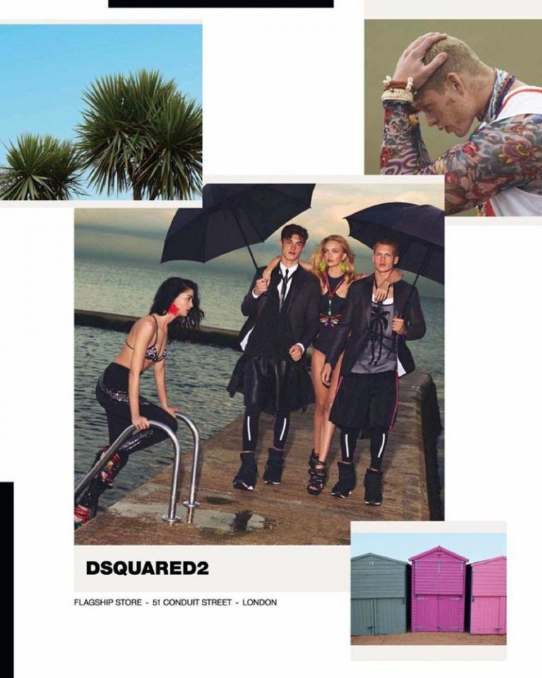 DSquared2 Goes the Way of Snapshots for Spring Ads – The Fashionisto