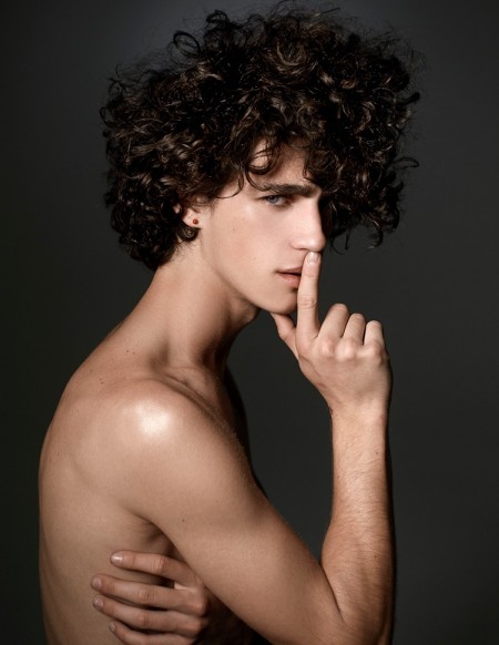 Guy Patrick Rocks Curly Hairstyles for Kimber Capriotti Shoot – The ...