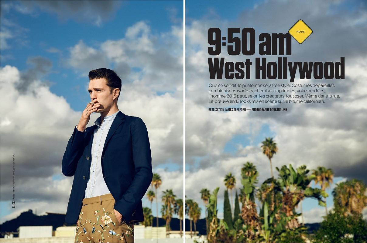 Josh Beech Brings Hollywood Style to GQ France – The Fashionisto