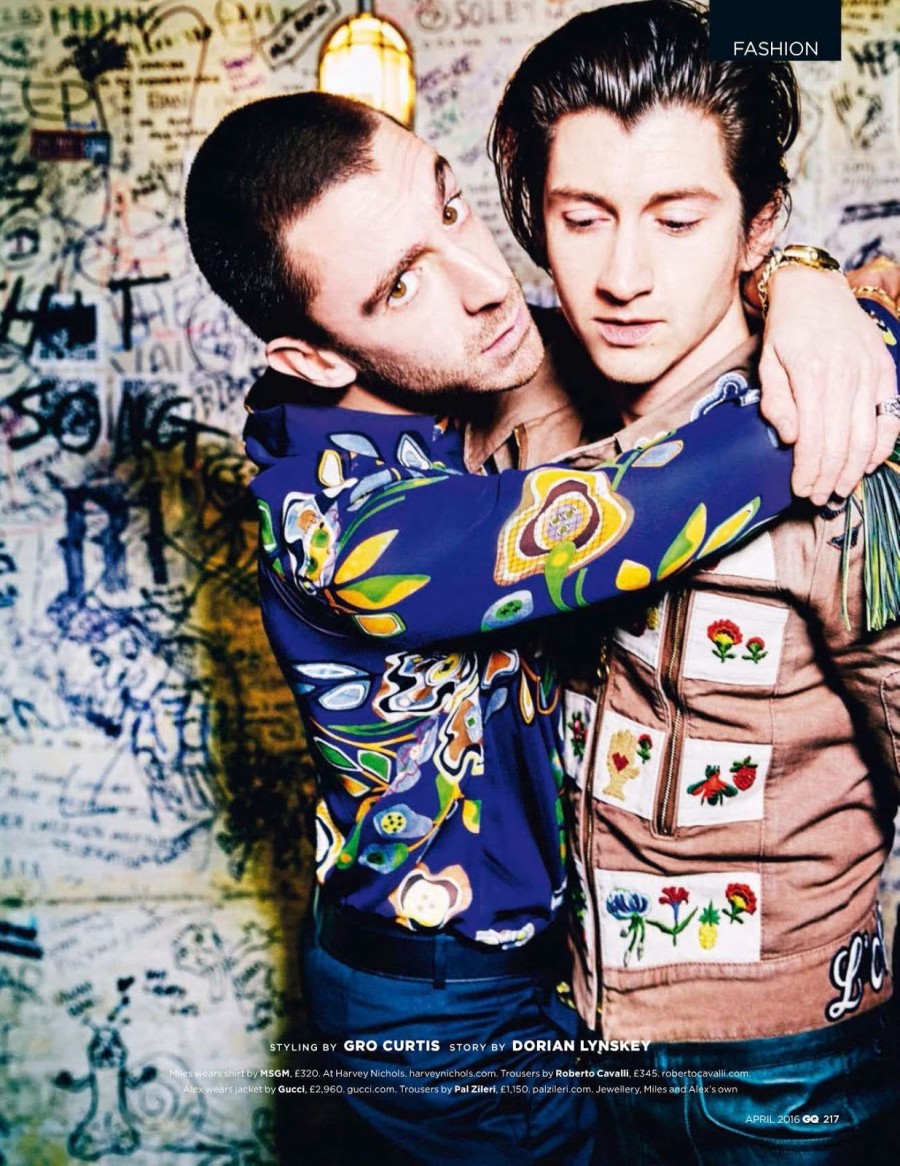Alex Turner & Miles Kane Rock Spring Fashions for British GQ – The ...