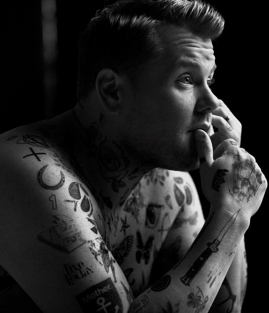 James Corden Rocks Tattoos for WSJ Cover Shoot – The Fashionisto