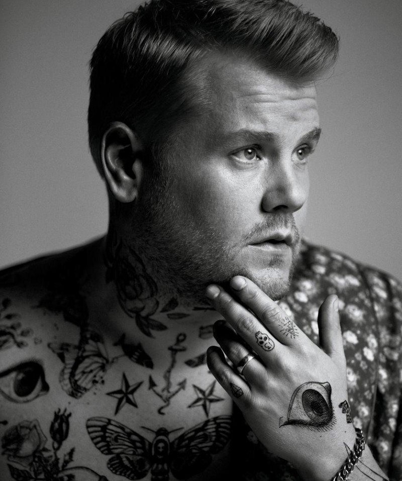 James Corden Rocks Tattoos for WSJ Cover Shoot – The Fashionisto