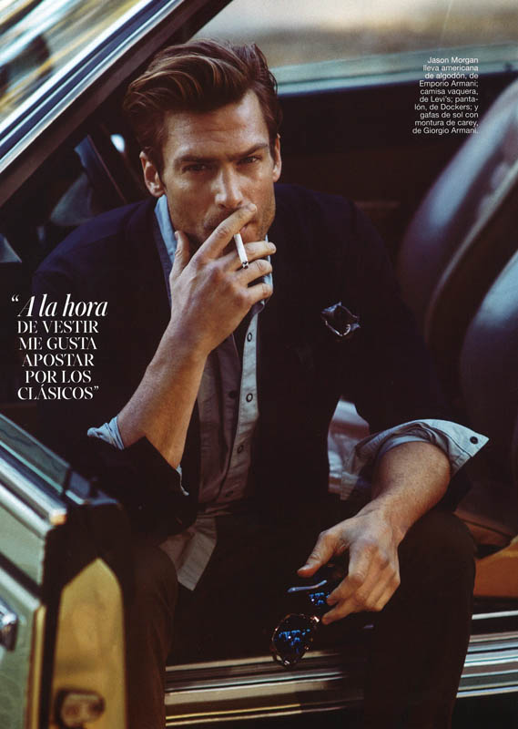 Jason Morgan Steps Into the Role of Idol for Glamour Spain – The ...