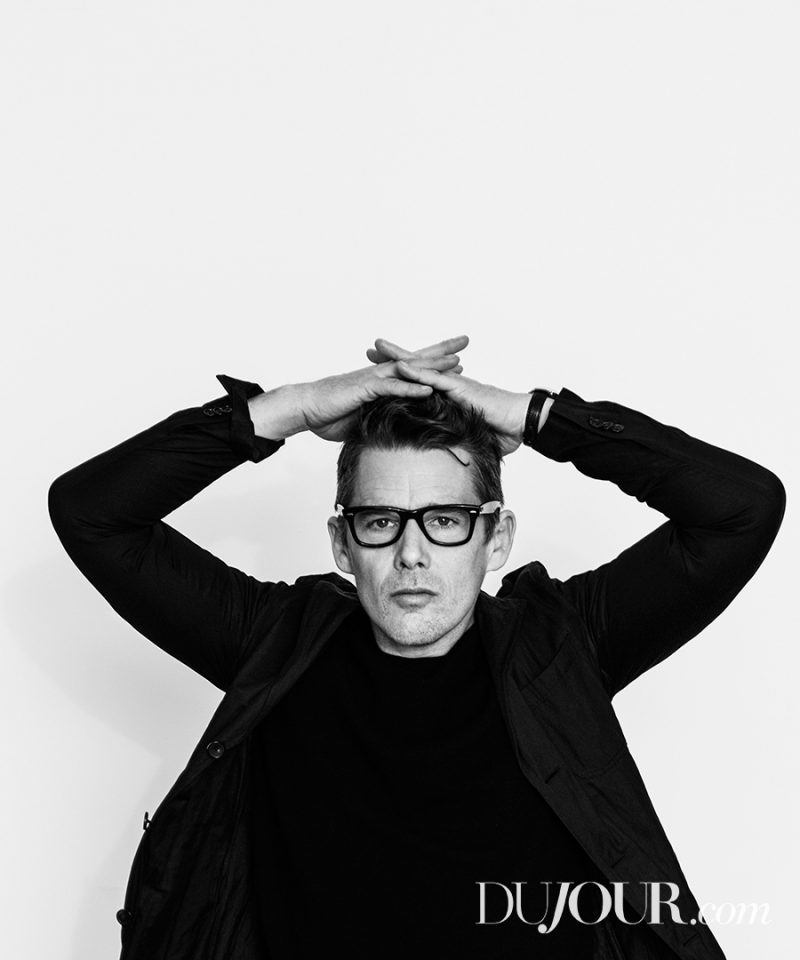 Ethan Hawke Poses for DuJour, Talks ‘Born to Be Blue’ – The Fashionisto