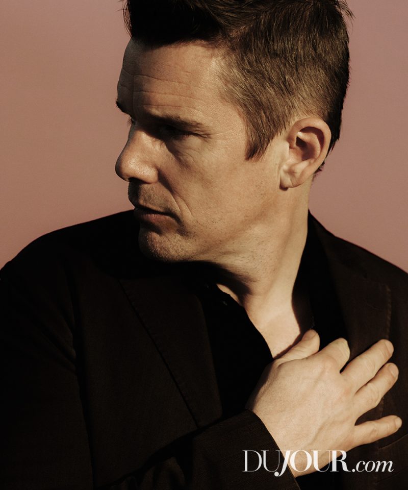 Ethan Hawke Poses for DuJour, Talks ‘Born to Be Blue’ – The Fashionisto