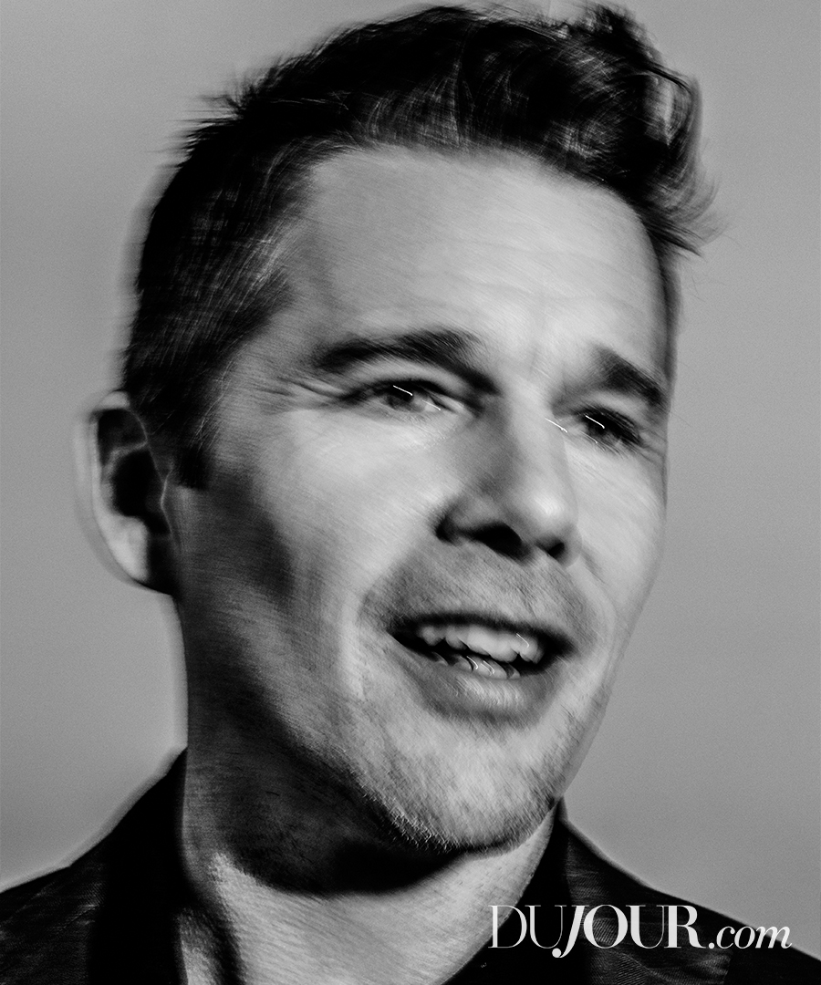 Ethan Hawke Poses for DuJour, Talks ‘Born to Be Blue’ – The Fashionisto