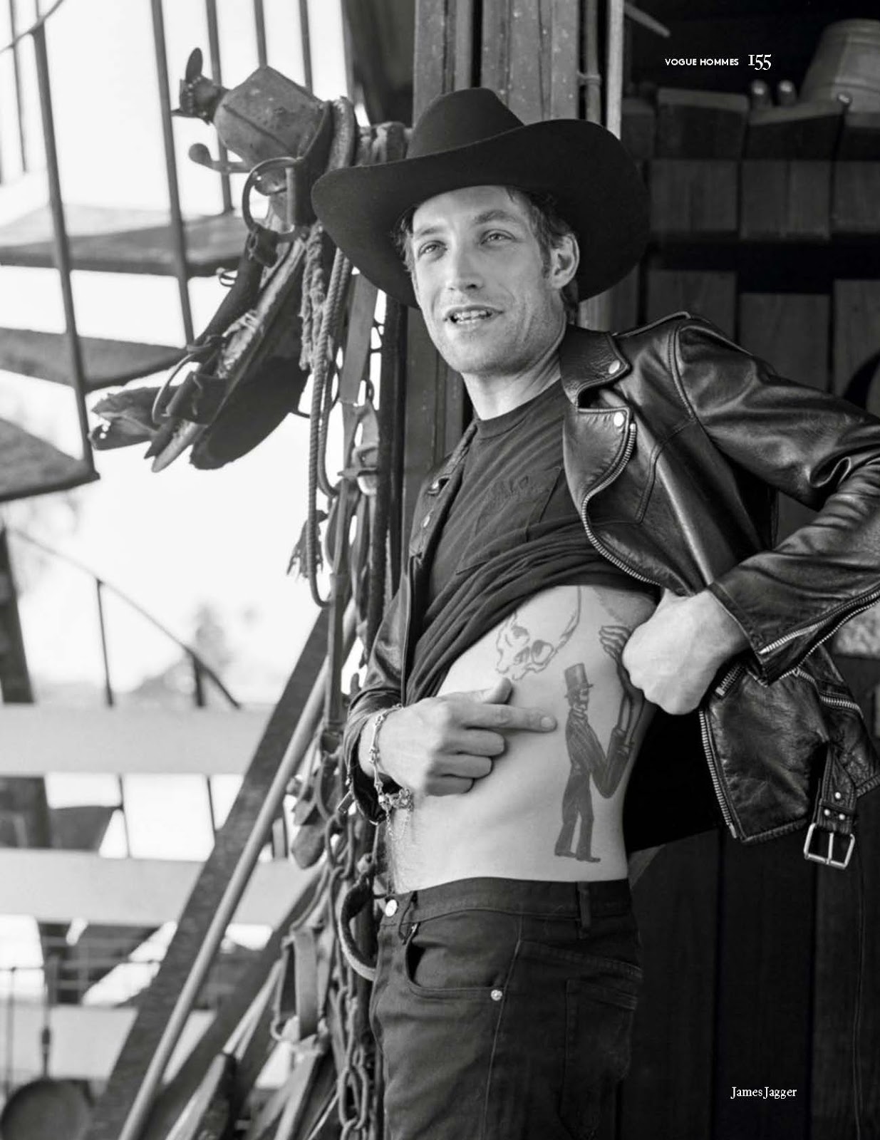 James Jagger Rocks Western Styles for Vogue Hommes Cover Shoot – The ...