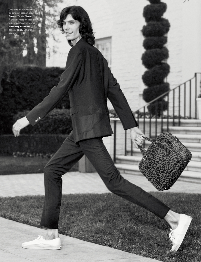 Justin Gossman Struts for Numéro Homme Spread – The Fashionisto