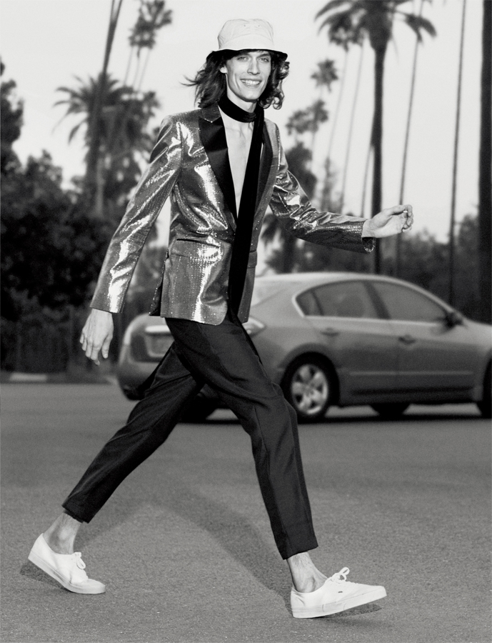 Justin Gossman Struts for Numéro Homme Spread – The Fashionisto