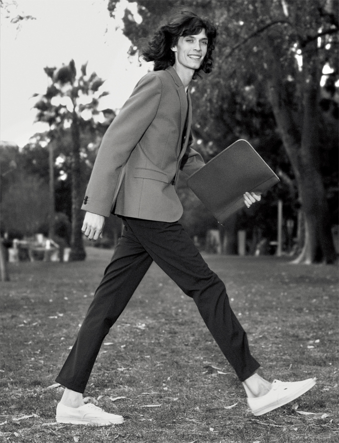 Justin Gossman Struts for Numéro Homme Spread – The Fashionisto