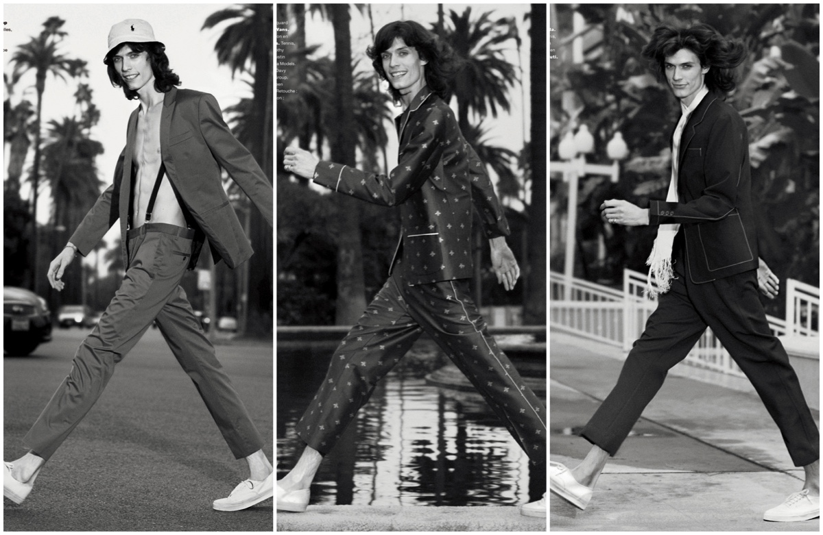 Justin Gossman Struts for Numéro Homme Spread – The Fashionisto