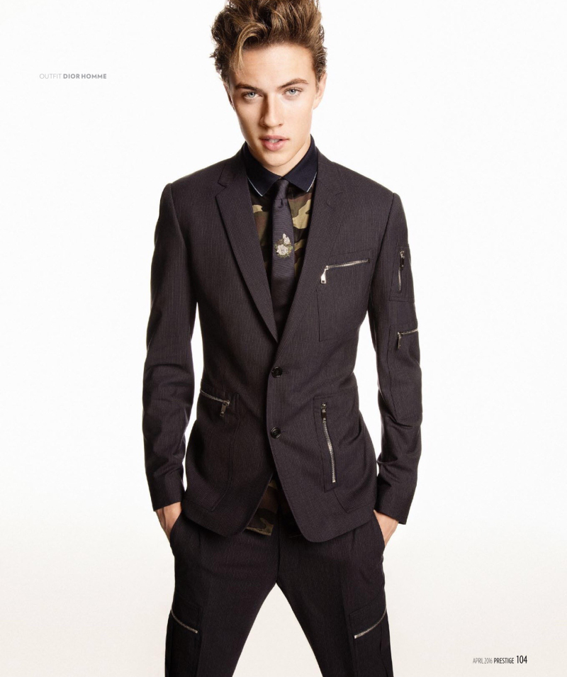 Lucky Blue Smith Covers Prestige Hong Kong & DSection – The Fashionisto