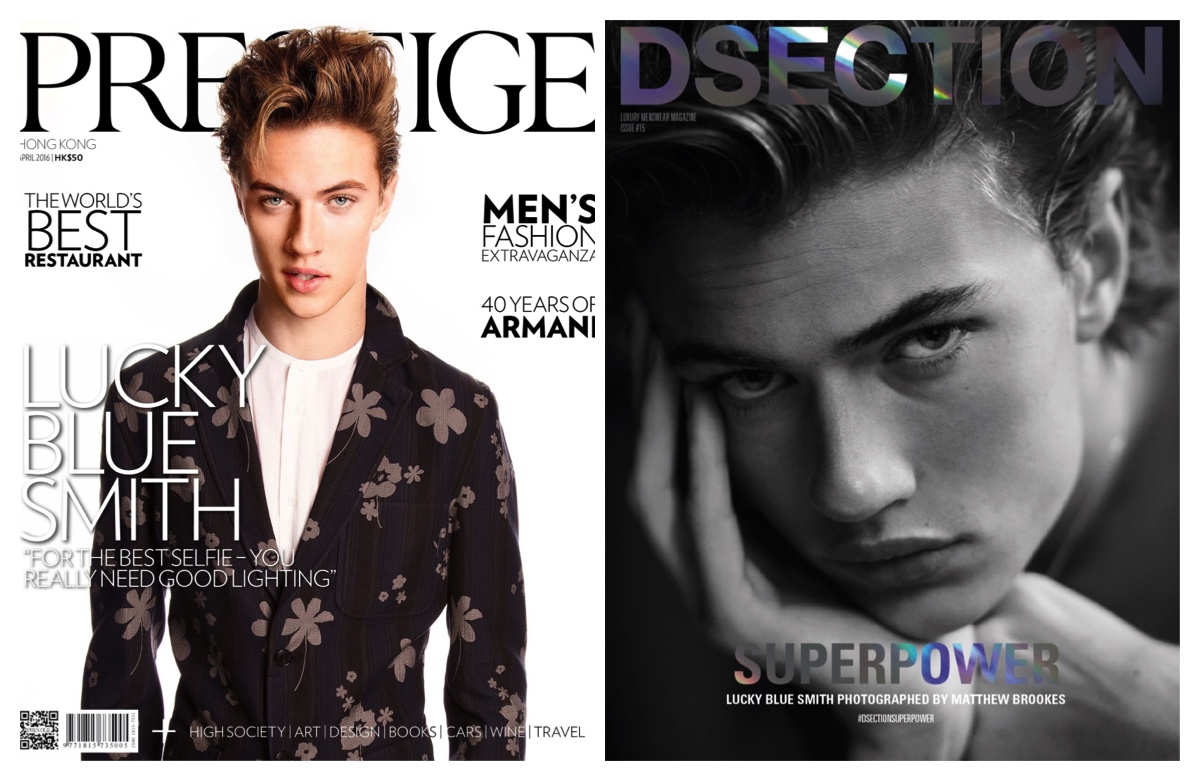 Lucky Blue Smith Covers Prestige Hong Kong & DSection – The Fashionisto