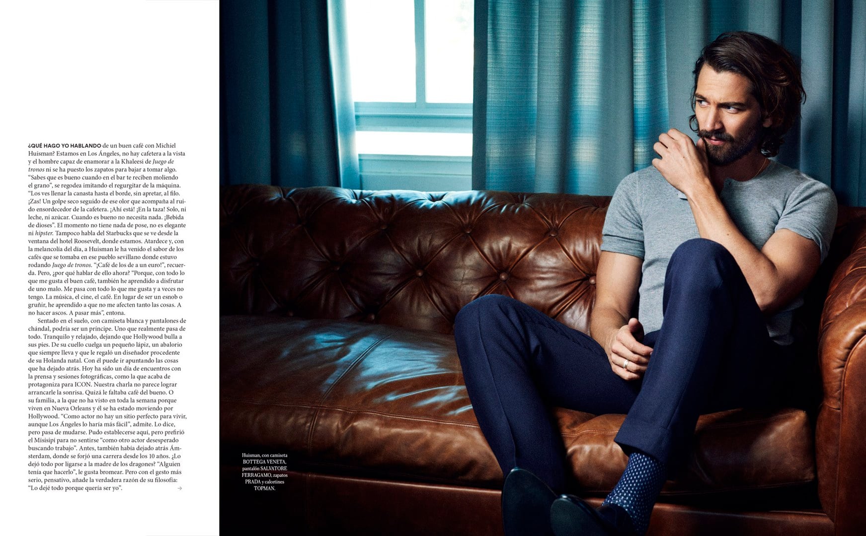 Michiel Huisman Graces the Pages of Icon El País – The Fashionisto