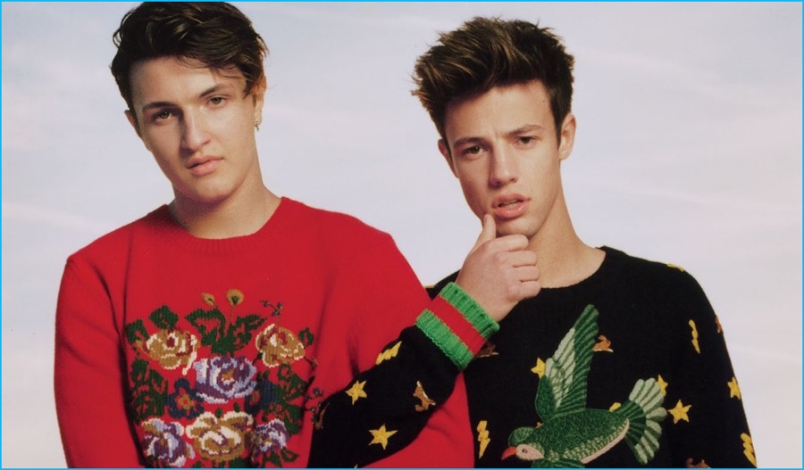 Cameron Dallas & Anwar Hadid 2016 Teen Vogue Photo Shoot