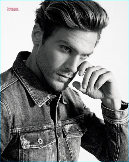 Jason Morgan Rocks Denim for Icon El País – The Fashionisto