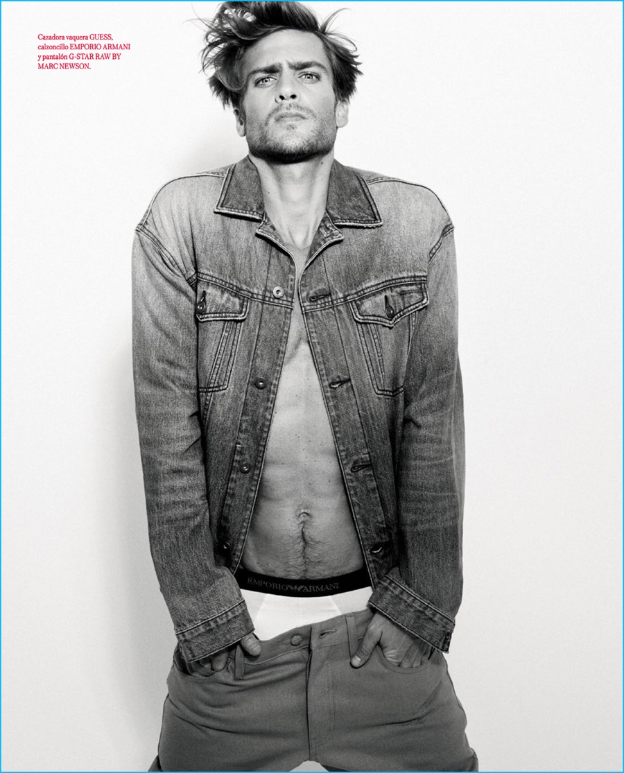 Jason Morgan Rocks Denim for Icon El País – The Fashionisto