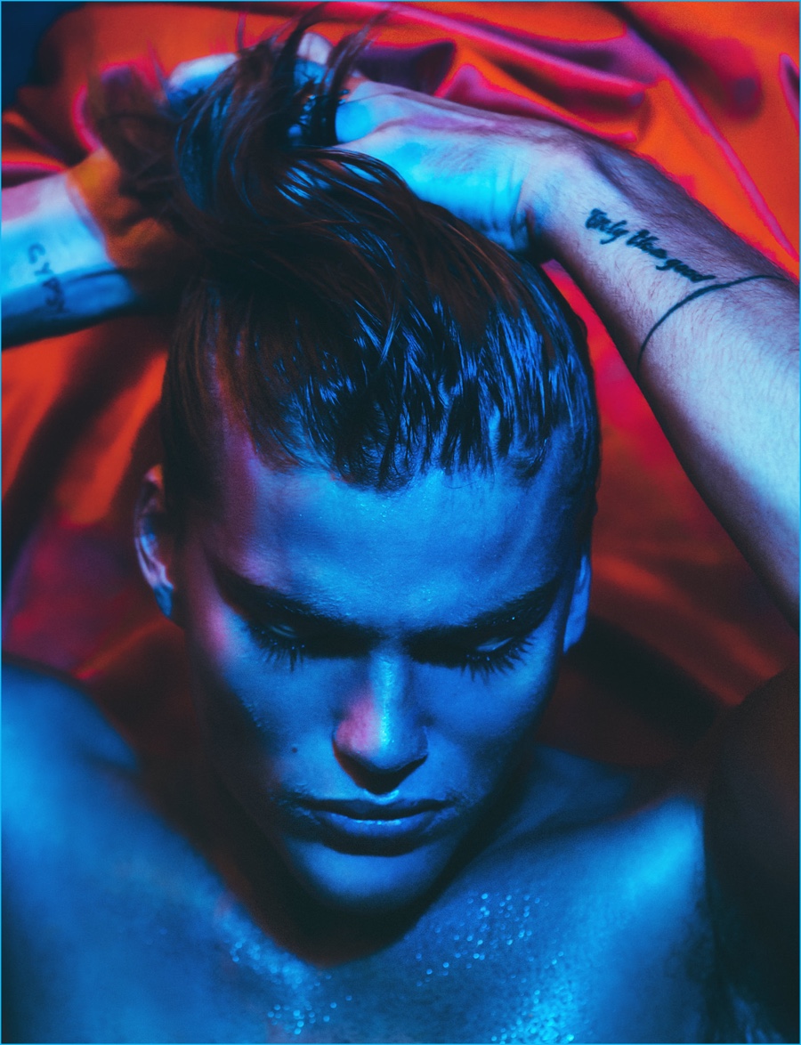 Jordan Barrett Goes Risqué for Wonderland Cover Shoot – The Fashionisto