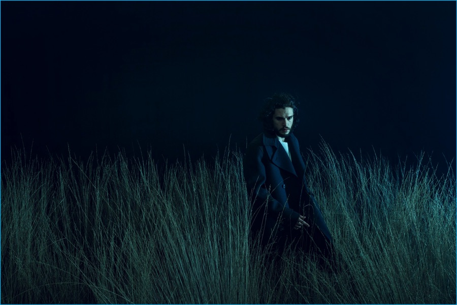 Kit Harington 2016 L'Uomo Vogue Cover Photo Shoot