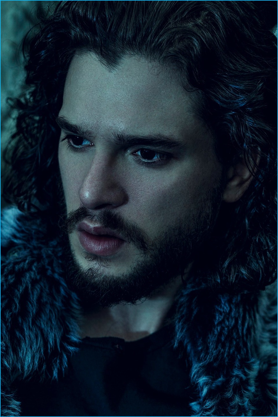 Kit Harington 2016 L'Uomo Vogue Cover Photo Shoot