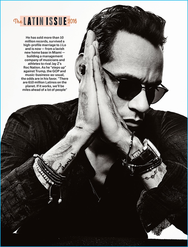Marc Anthony is Cool Vision for Billboard, Talks Miami – The Fashionisto