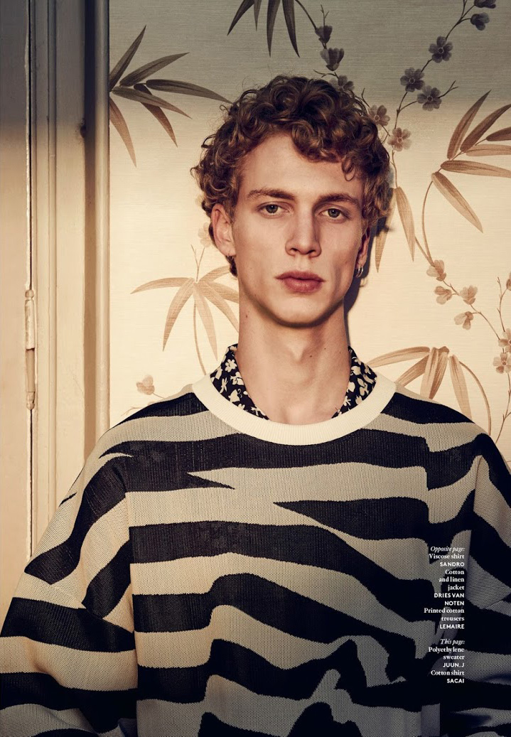 Room at the Top: Vogue Hommes Paris Makes a Case for Bold Prints – The ...