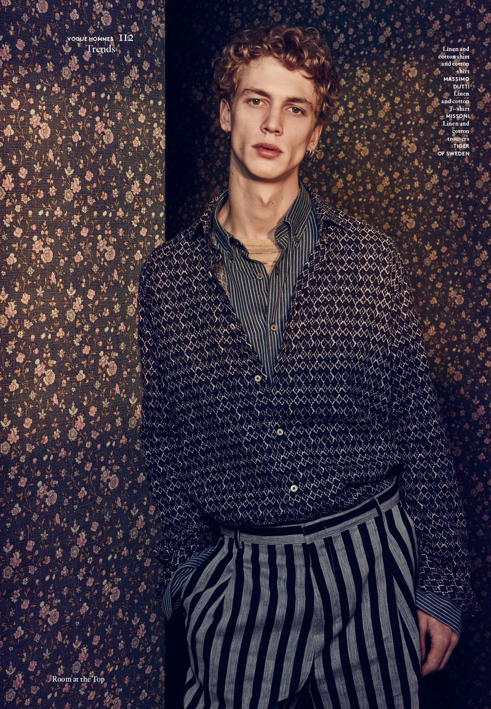 Room at the Top: Vogue Hommes Paris Makes a Case for Bold Prints – The ...