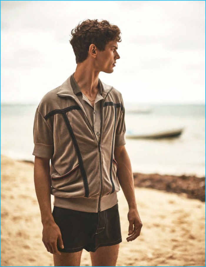 Arthur Gosse Models Easy Summer Styles for L’Officiel Hommes España ...