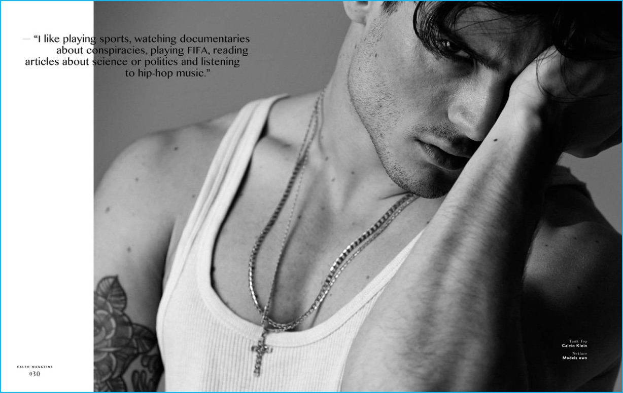 Diego Barrueco Graces The Pages Of Caleo Magazine For New Shoot The Fashionisto
