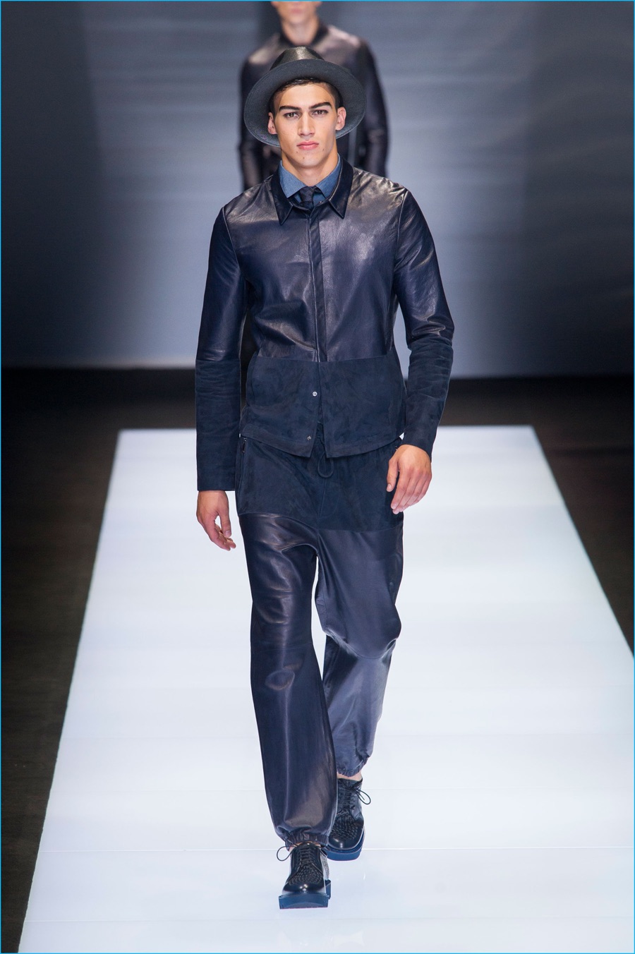 Picture Time: Giorgio Armani Poses with Spring/Summer 2017 Model Cast ...