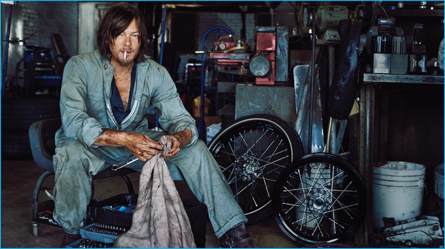 Norman Reedus Covers Men’s Journal, Talks Biking – The Fashionisto