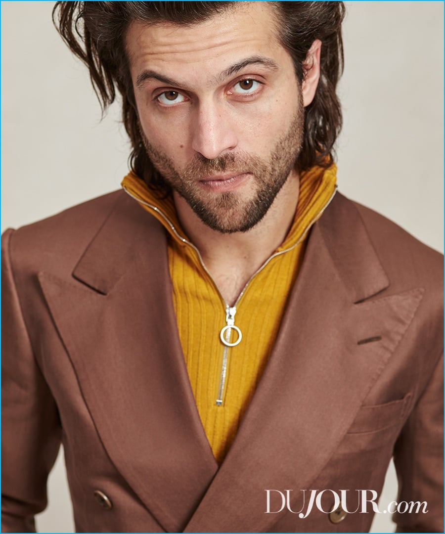 Alexander DiPersia Embraces Retro Pop of Color for DuJour Shoot – The ...