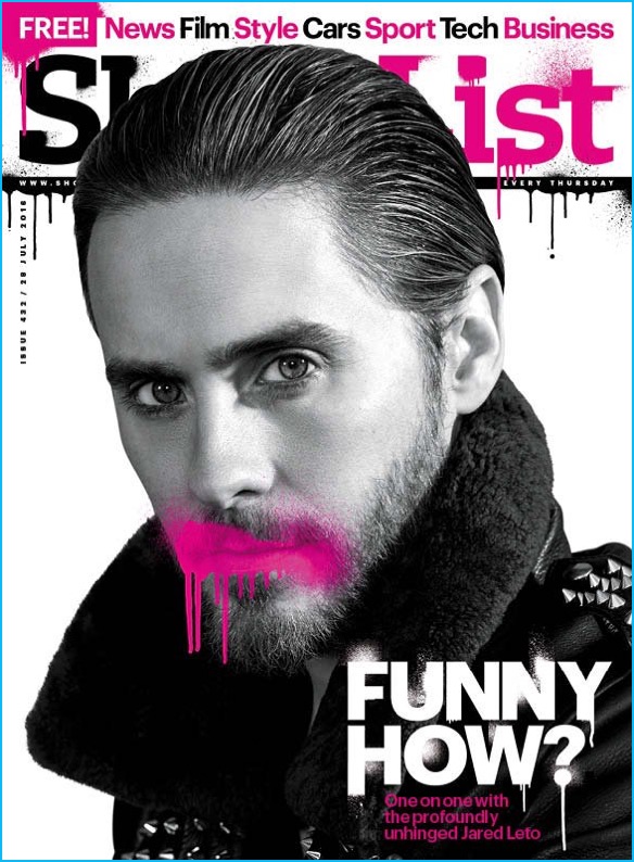 Jared Leto 2016 Shirtless Rolling Stone Cover