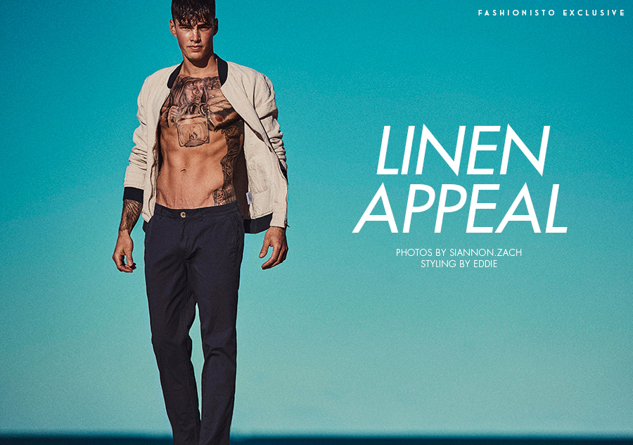 Linen Appeal: Adam by Siannon.Zach in VENROY – The Fashionisto