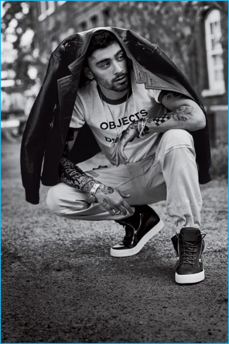 Zayn Malik Stars in GQ Shoot, Talks Style & Giuseppe Zanotti Collaboration