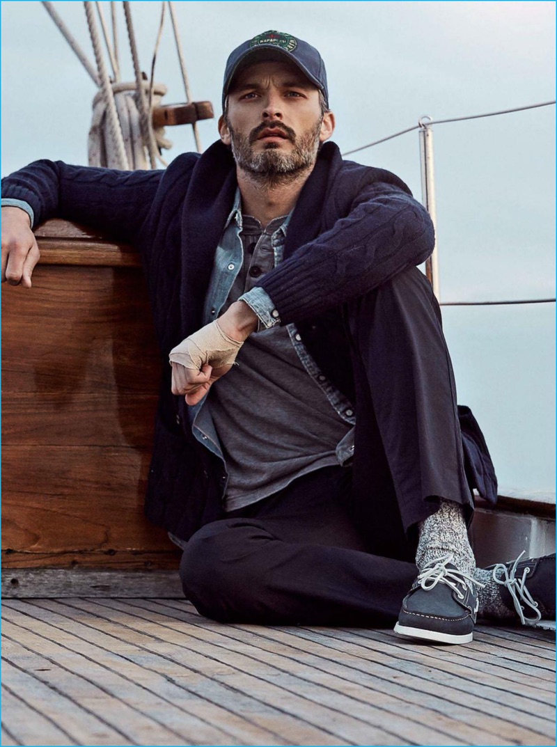 Ben Hill Sports Nautical Attire for GQ France Editorial – The Fashionisto