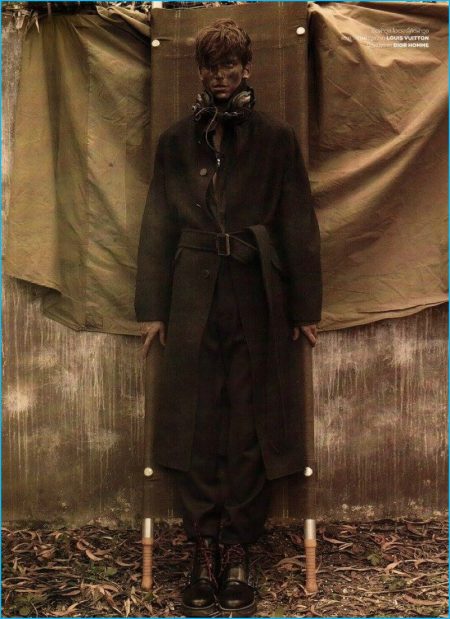 Army of One: Nicholas Costa Models Military Styles for GQ Thailand ...