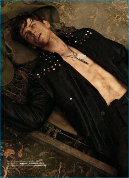 Army of One: Nicholas Costa Models Military Styles for GQ Thailand ...