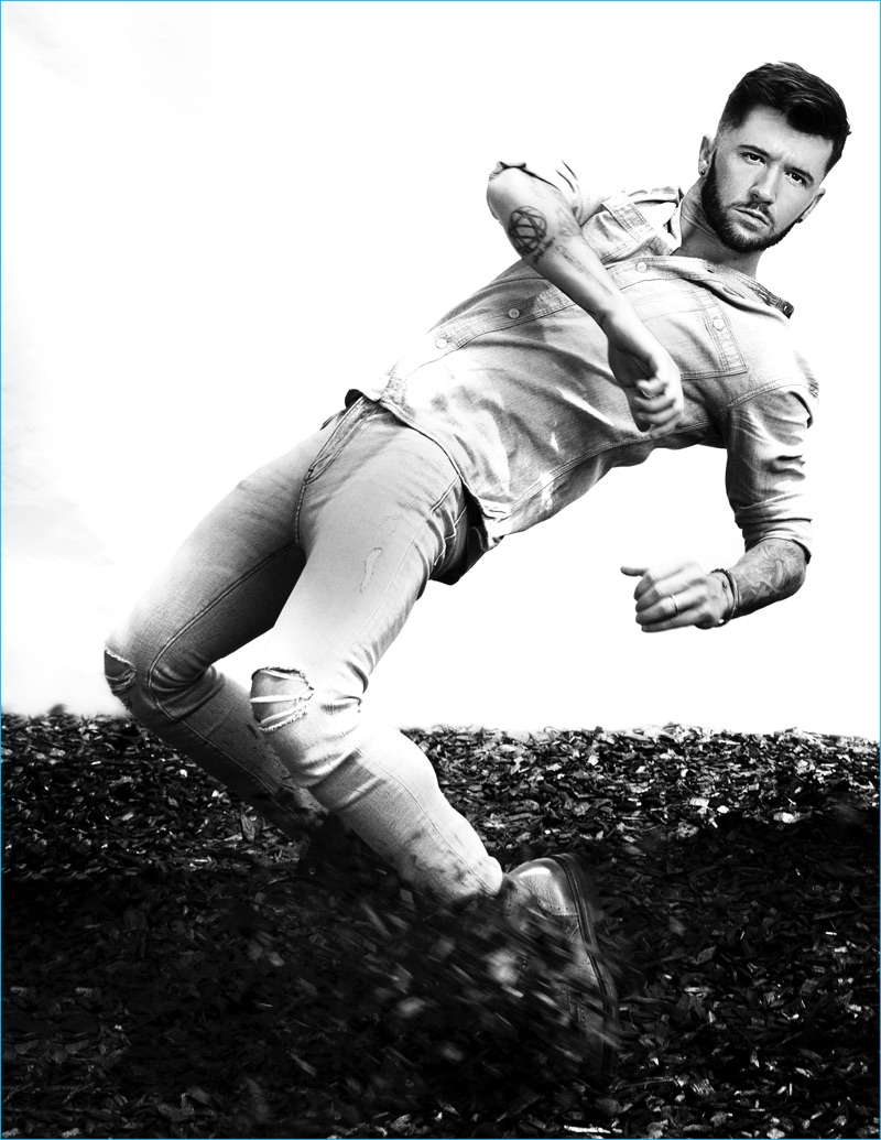 Travis Wall Poses for Ferrvor Shoot, Talks Love & Fashion – The Fashionisto