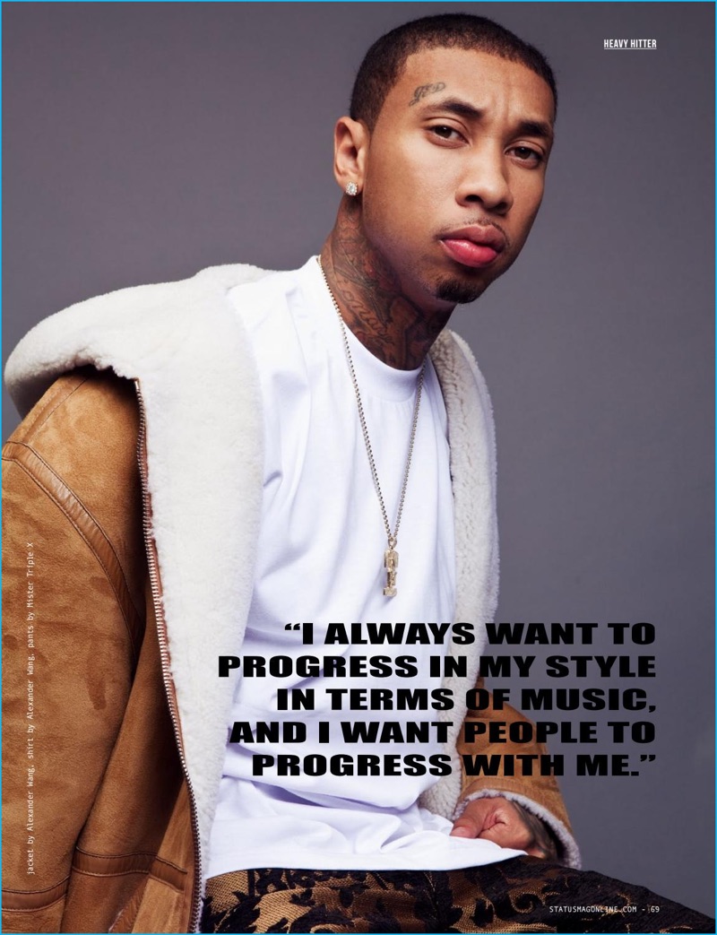 Tyga Covers Status Magazine, Discusses Balancing Various Careers – The ...