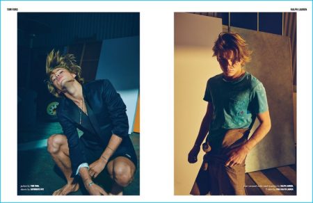 Jordan Barrett Covers 10 Men Australia, Brings Young Cool to Fall ...