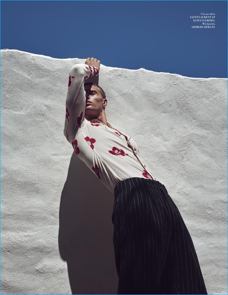 Hellenic Haze: Julian Schneyder for L’Officiel Singapore – The Fashionisto