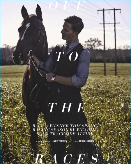 Off to the Races: Nathaniel Visser Suits Up for GQ Australia – The ...