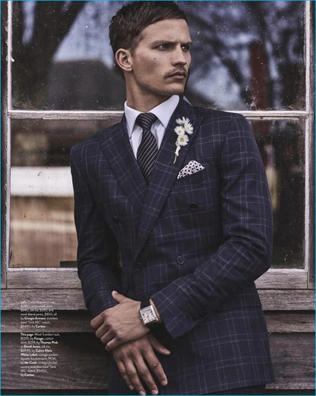 Off to the Races: Nathaniel Visser Suits Up for GQ Australia – The ...