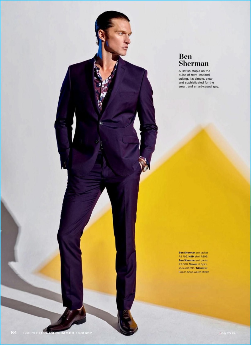 Shaun DeWet is Dashing in Sharp Suits for GQ Style South Africa – The ...
